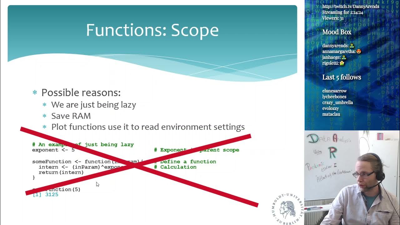 Data analysis using R - Advanced functions - Lecture 2 (Part 3) - YouTube