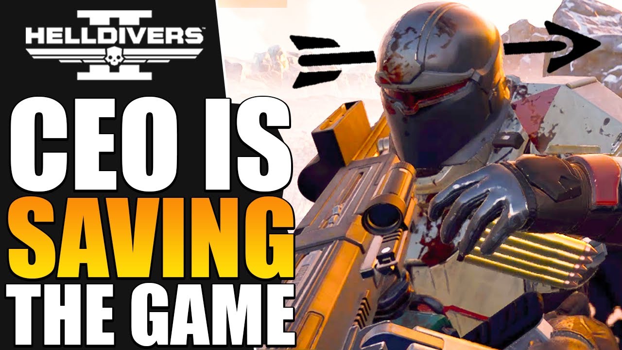 The CEO is Saving Helldivers 2 - YouTube