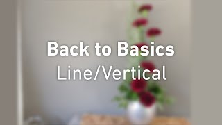 Vertical Line Design Flower Arrangement | Best Flower Site
