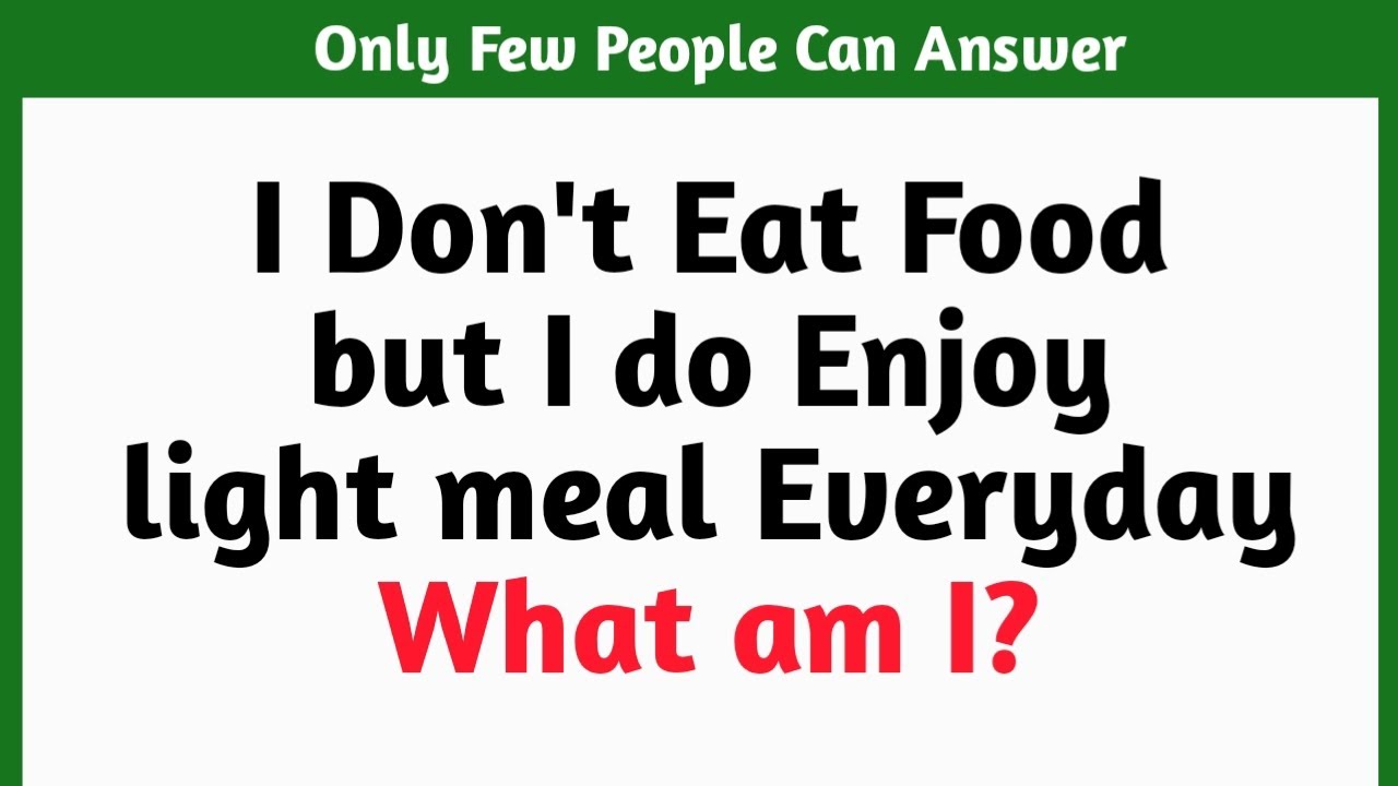 10 Famous riddles and answers | impossible questions to answer | easy ...