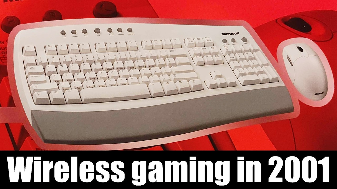 Using a WIRELESS Mouse & Keyboard from 2001 in 2025 - YouTube