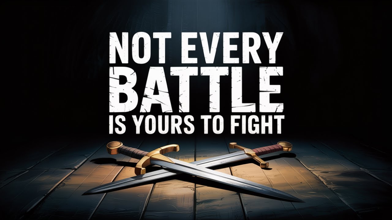 Not Every Battle Is Your Fight - YouTube