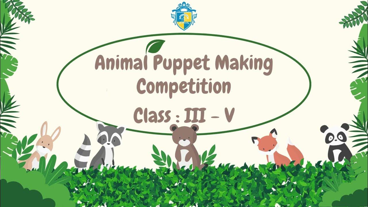Aadharshila Vidyapeeth || Animal Puppet Making Competition || Classes III-V || 2023 - YouTube