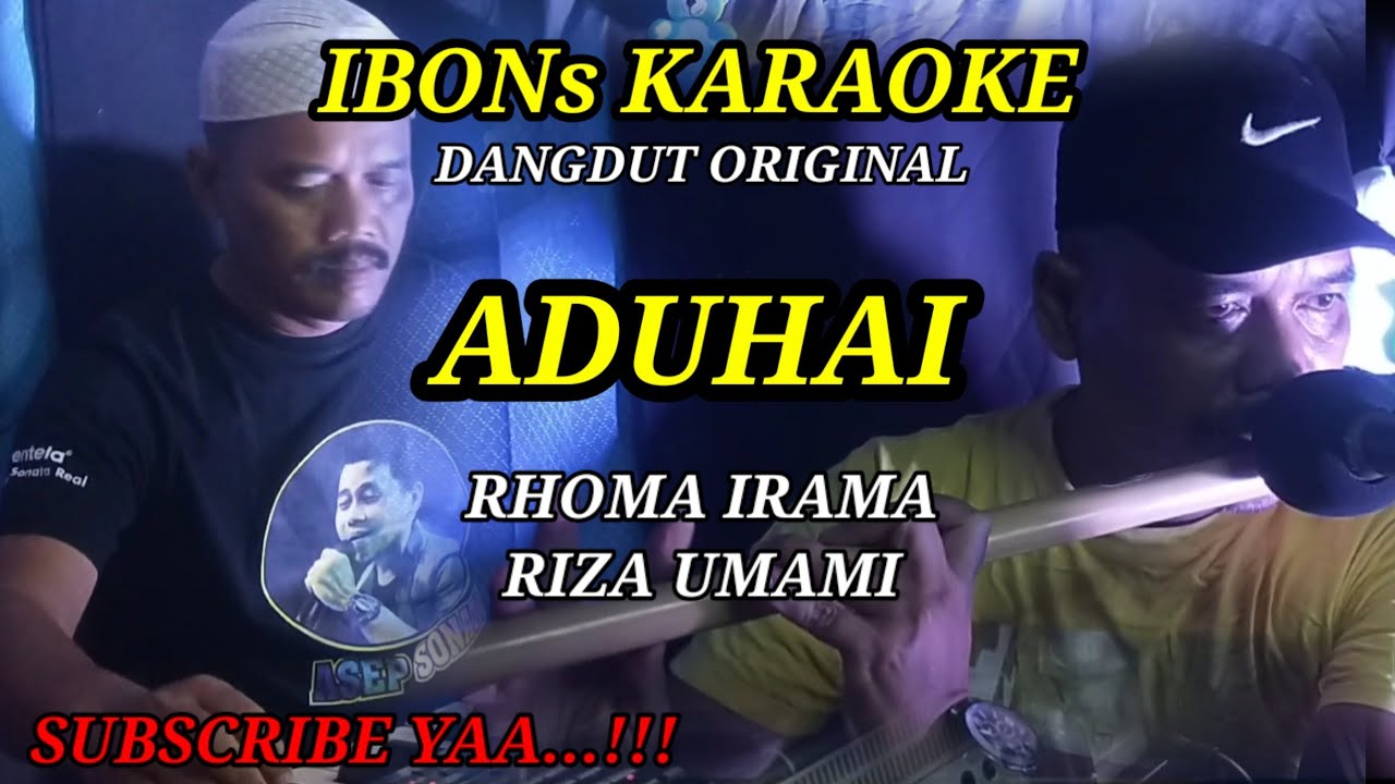 ADUHAI Rhoma Irama Riza Umami karaoke dangdut lawas original - YouTube