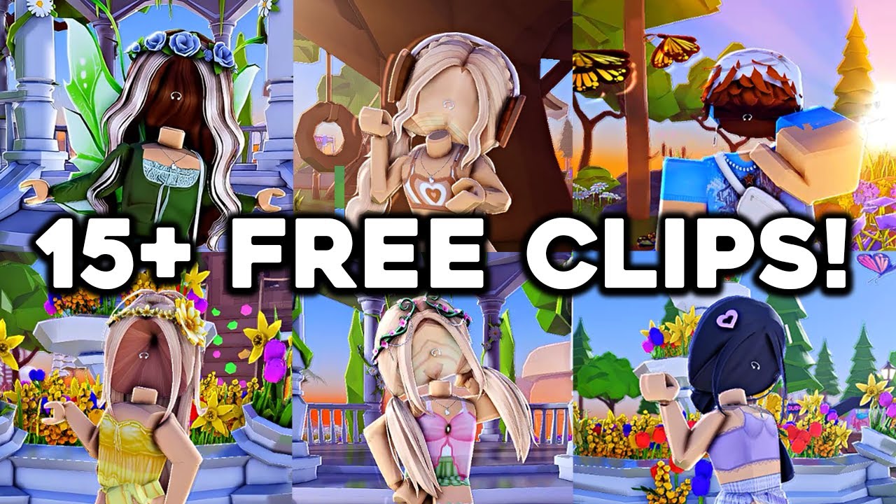 15+ FREE ROBLOX CLIPS TO EDIT🌷 (4K QUALITY!📸) - YouTube