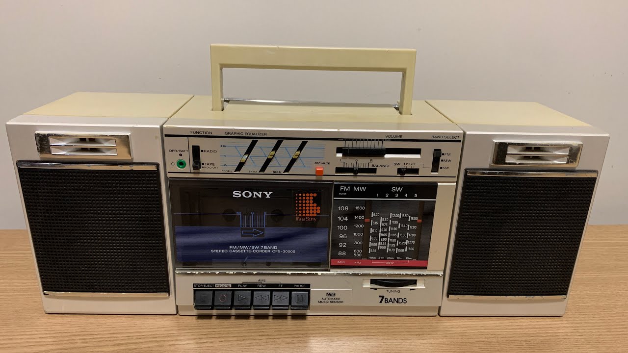 Conserto: Rádio Gravador Sony CFS-3000S (+ Bluetooth) - YouTube