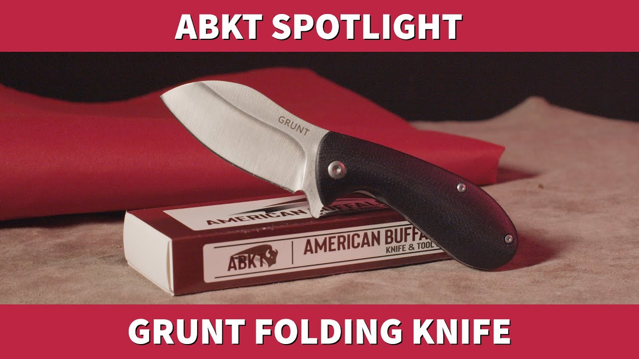ABKT Grunt Folding Knife Spotlight | ABKT Elite Knives | ABKT Knives ...