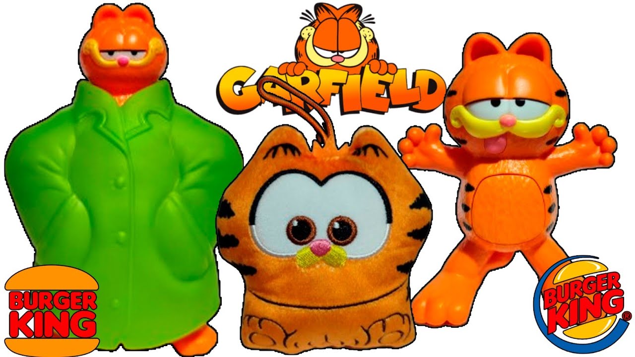 Unboxing Coleção Garfield Burger King só os melhores - YouTube