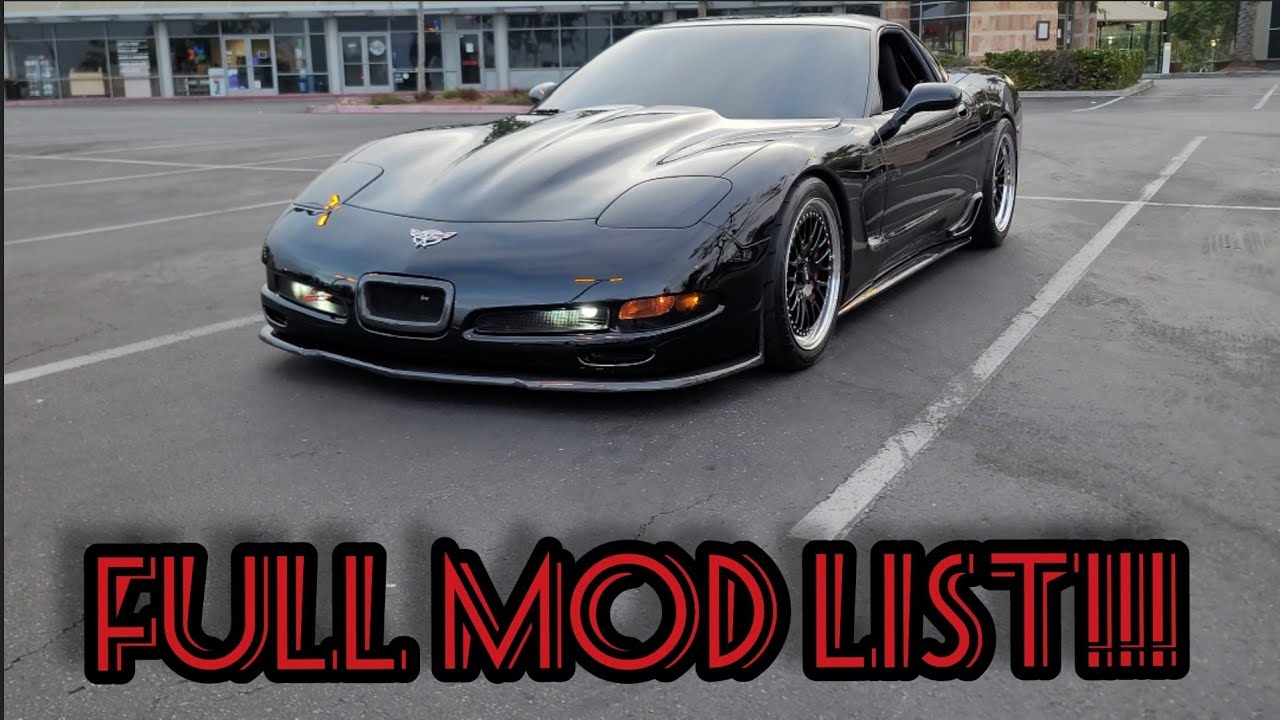 C5 Z06 FULL MOD LIST!! - YouTube