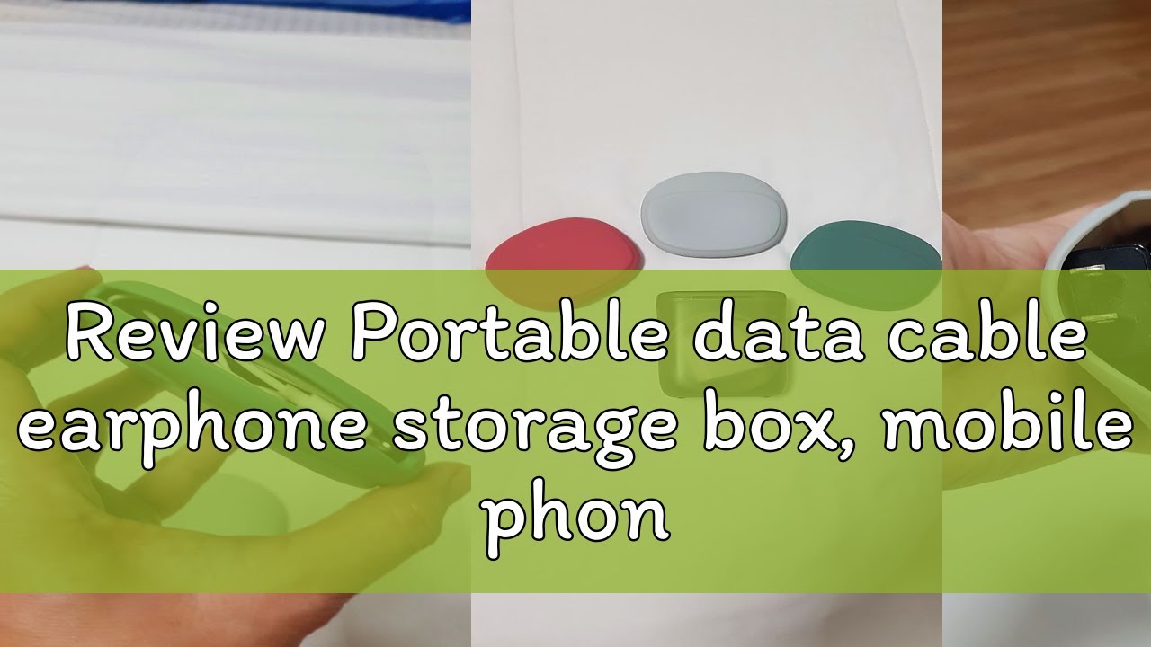 Review Portable data cable earphone storage box, mobile phone data ...
