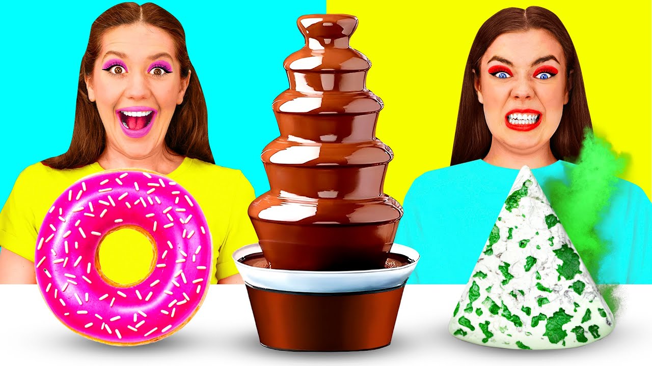 Chocolate Fountain Fondue Challenge | Delicious Recipes by 4Fun ...