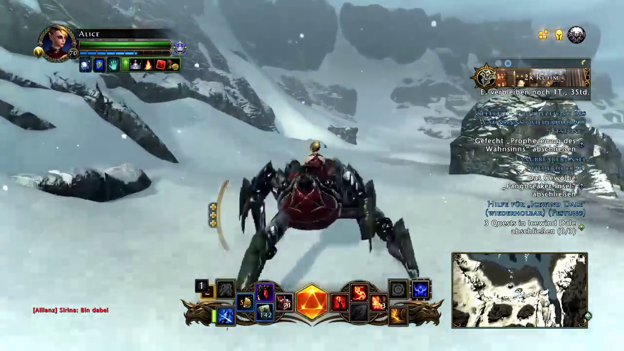 Neverwinter, all Scrying stones in cold run - YouTube