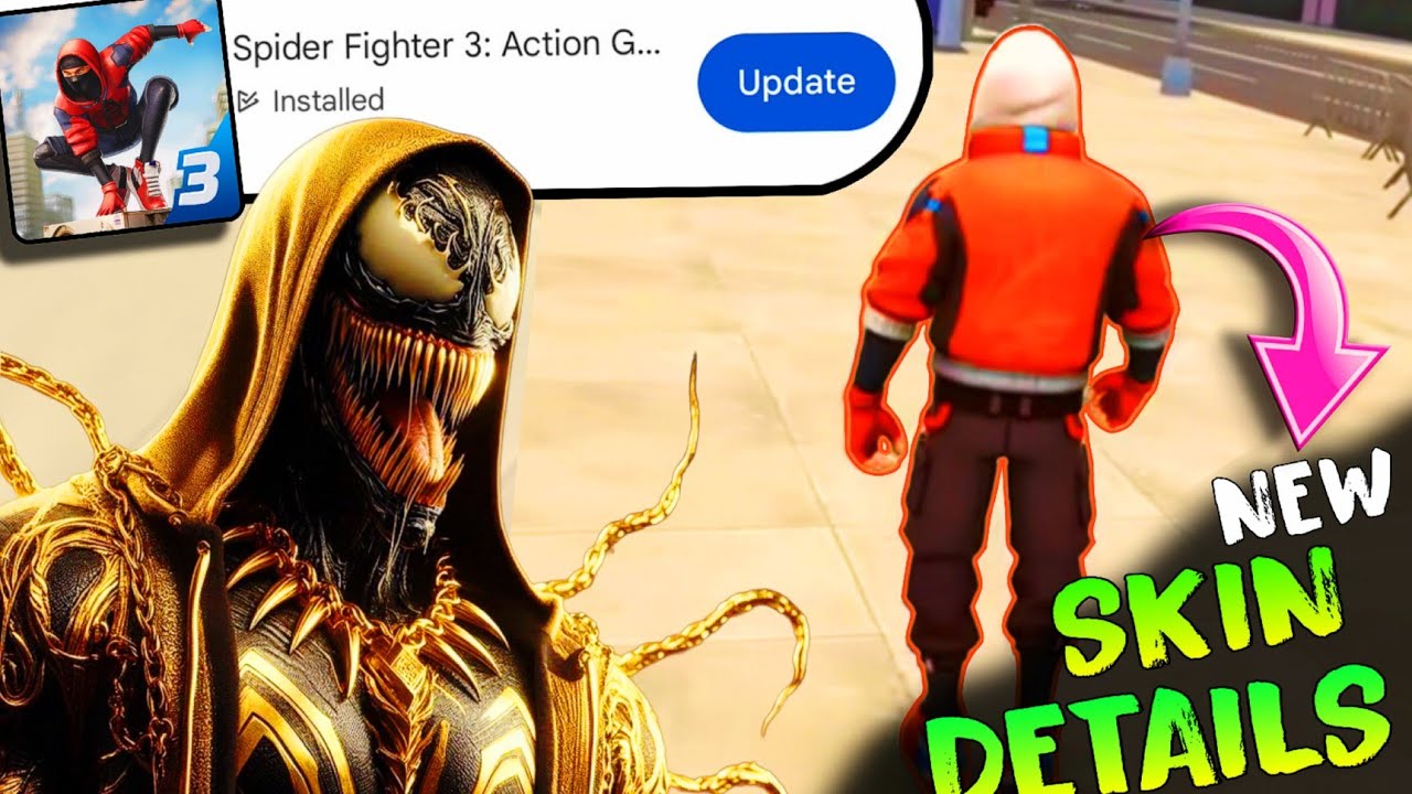 🔥 Spider Fighter 3 New Update Details / Spider fighter 3 New Character ...
