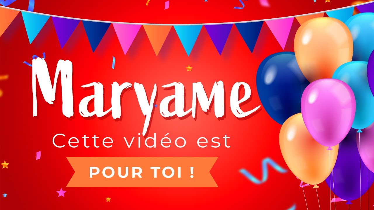 🎂 Chanson joyeux anniversaire Maryame - Les chatons les plus mignons 🎂🎉 ...