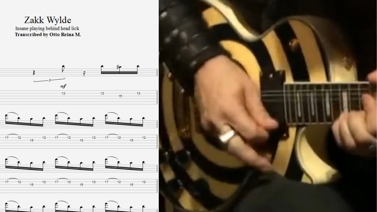 Zakk Wylde - INSANE use of WAH and the Blues scale - YouTube