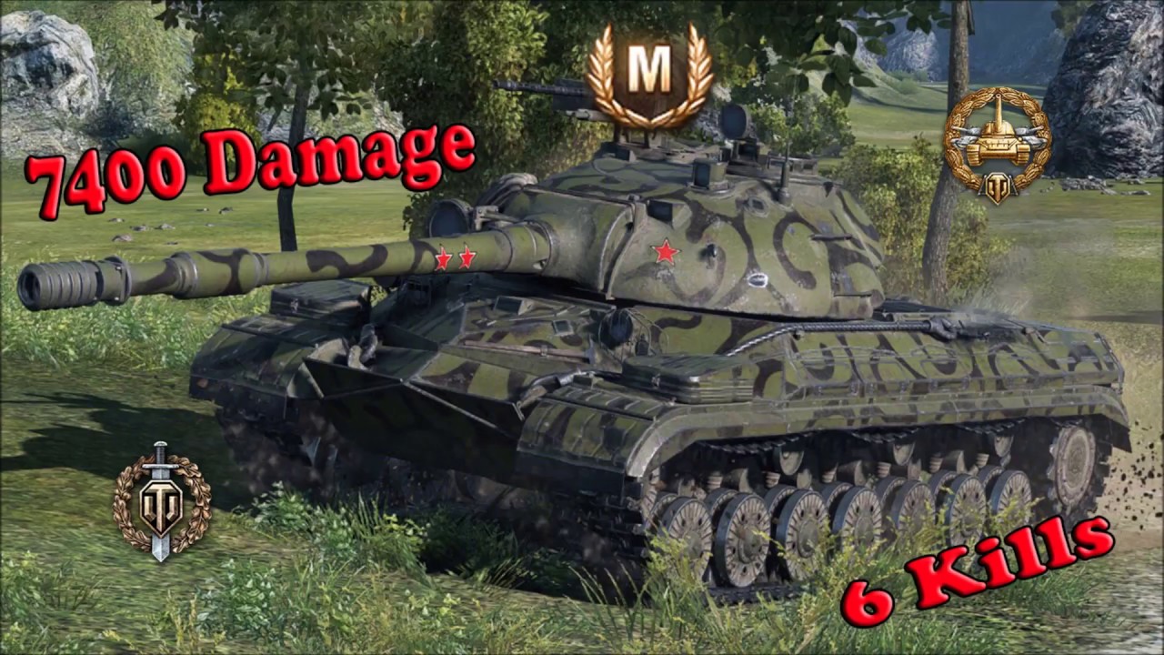World of Tanks - T10 - 7400 Damage - 6 Kills - Nice Game - YouTube