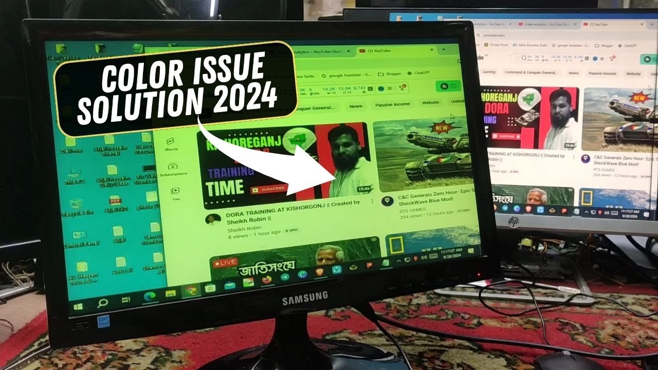 Samsung Monitor Color Issue FIXED in 2024! | Created by Afjal Hossain ...