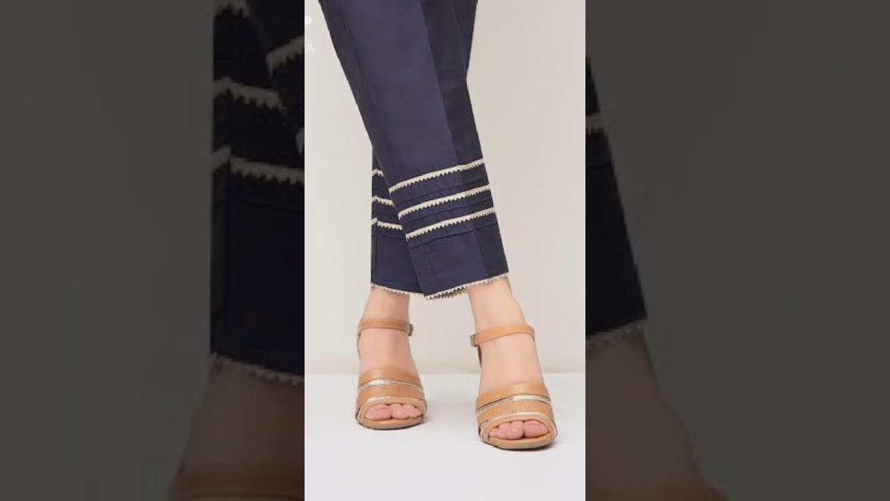 latest bottom designs for pants & plazo / new fancy designs for bottom ...