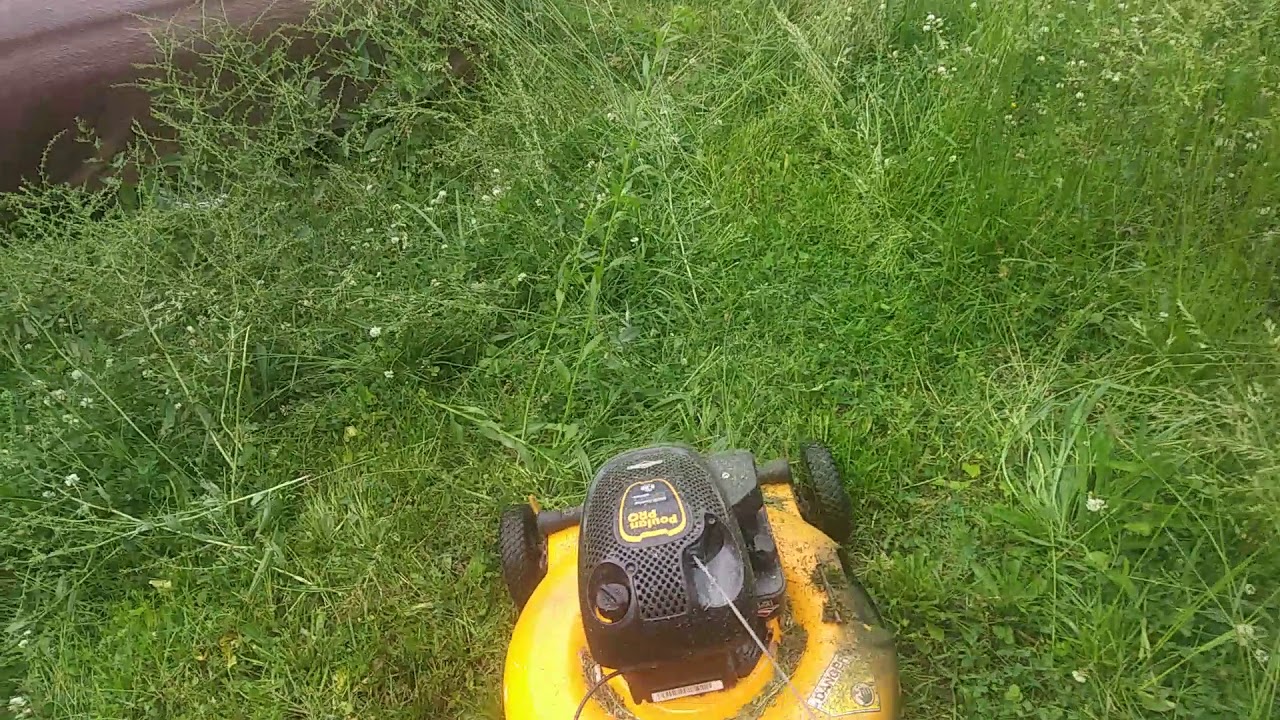 My homemade brush mower part 2 - YouTube