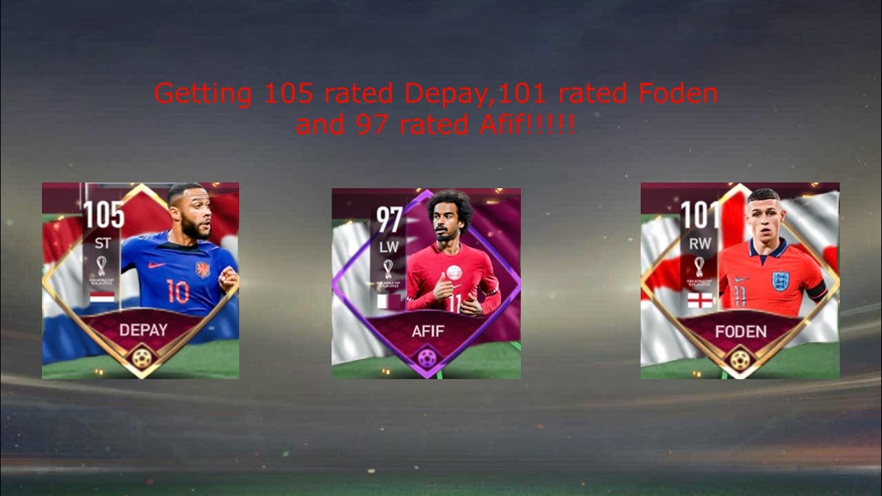 Getting 101 rated Phil Foden,105 rated Depay and 97 rated Afif! in fifa ...