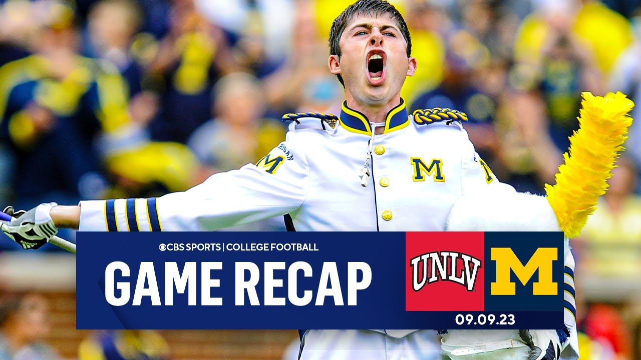 No. 2 Michigan DOMINATES UNLV to Start 2-0 For THIRD STRAIGHT SEASON ...