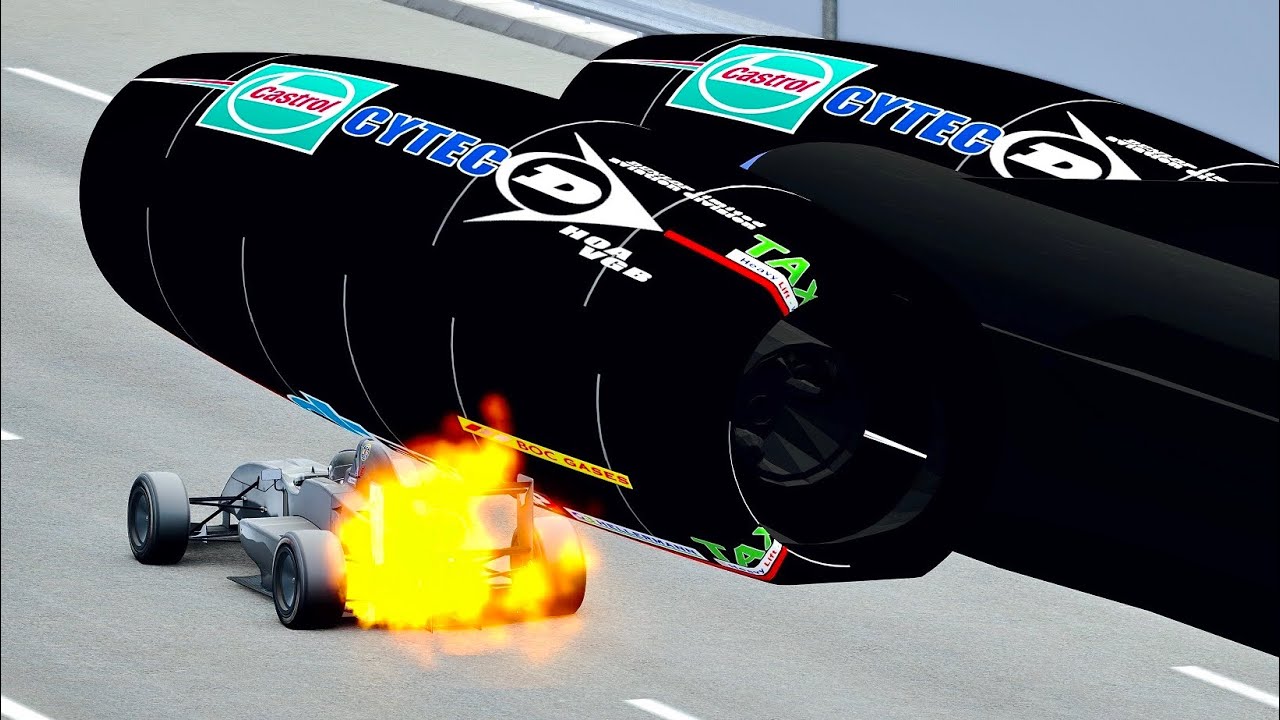 SSC Thrust vs Formula Jet Engine - Drag Race - YouTube