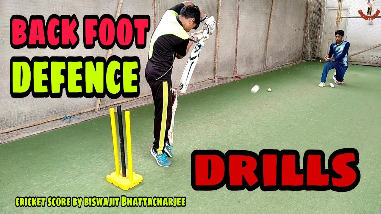 Back foot defence in cricket, drill, technical aspects.hindi /English ...