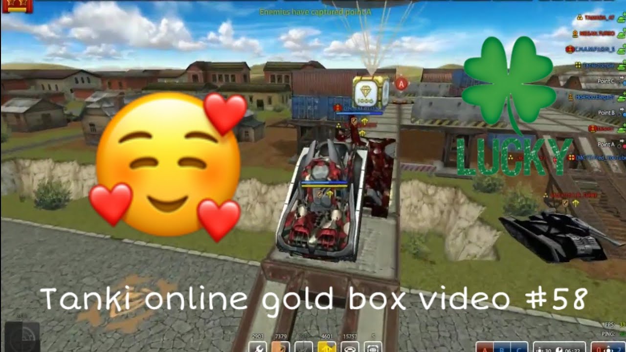 Tanki online Gold box video #58 by tanki gaming - YouTube