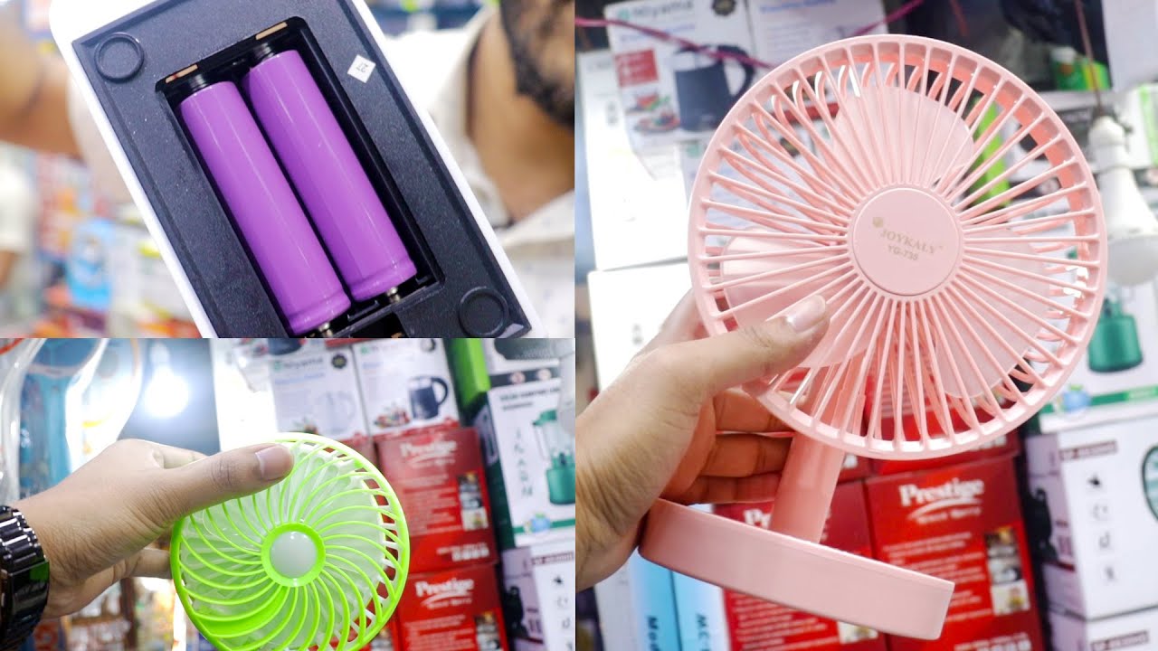 বরফের মতো ঠাণ্ডা বাতাস I Rechargeable fan price in bd I Mini fan/neak ...