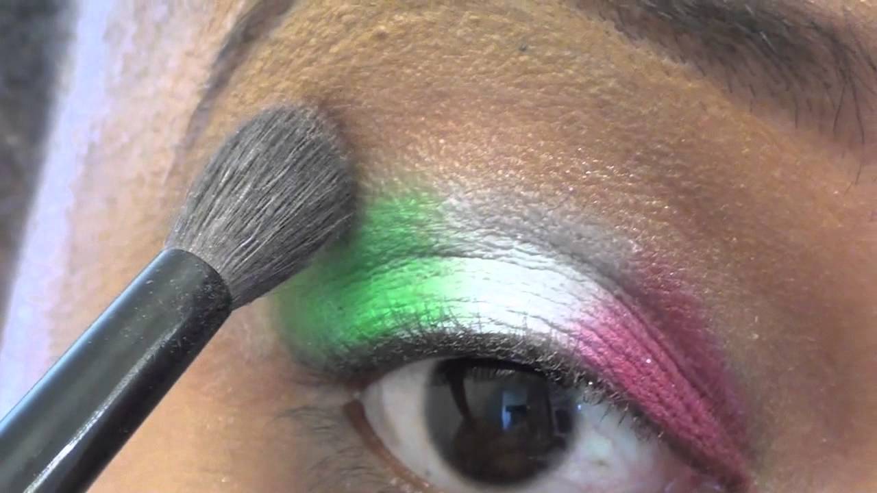Jersey Shore/ Italian Flag Makeup Tutorial - YouTube