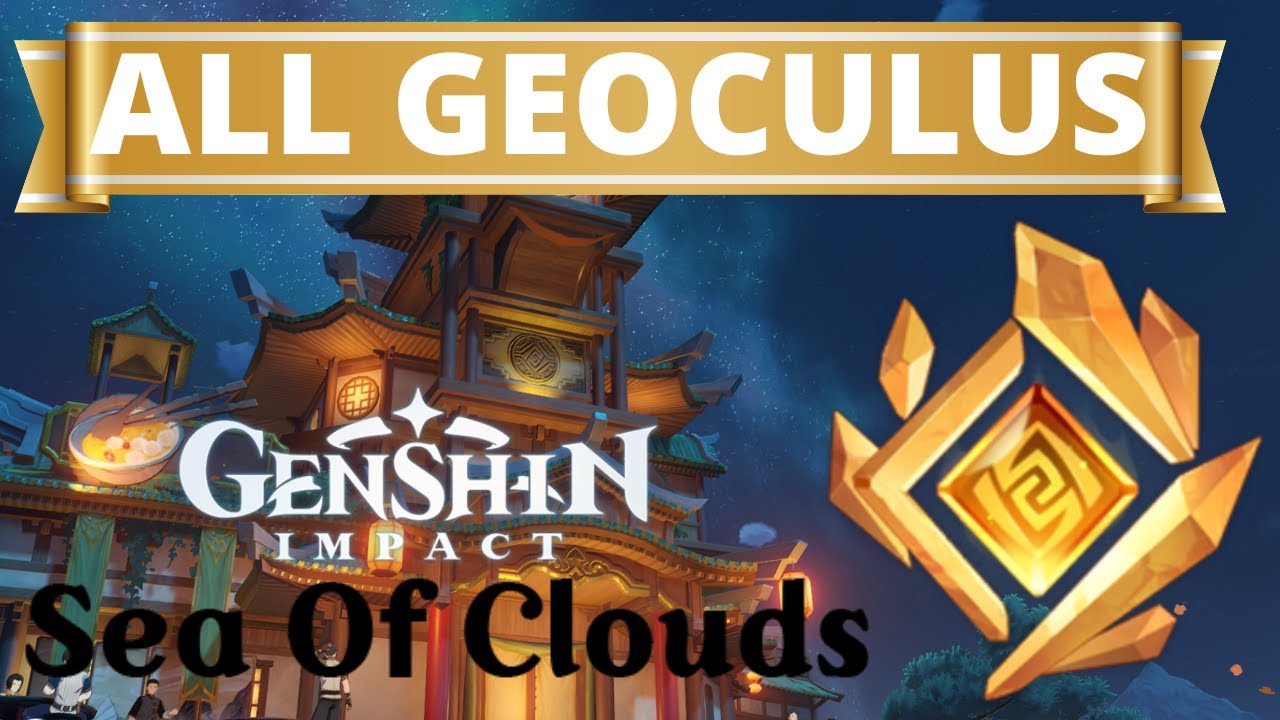 How To Find All Geoculus In Sea Of Clouds Area Genshin Impact - YouTube