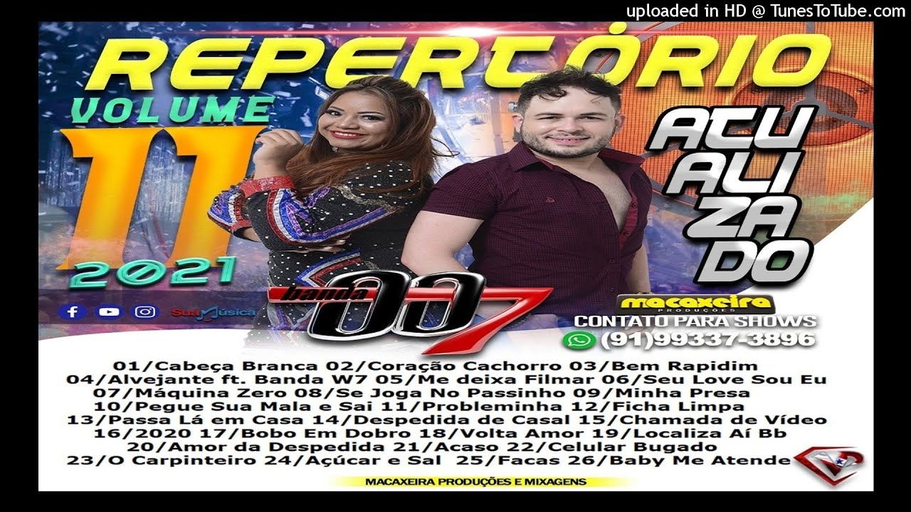 CD BANDA 007 NOVEMBRO VOL.11 2021 REPERTÓRIO ATUALIZADO - YouTube