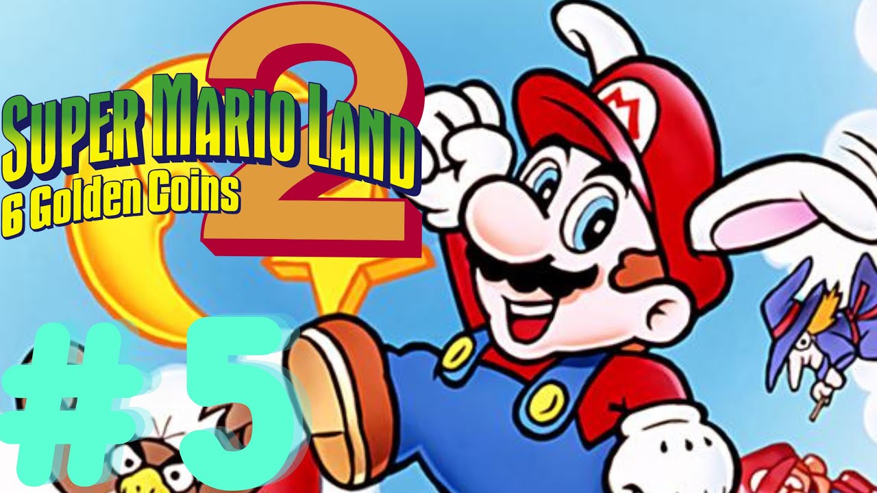 Super Mario Land 2: 6 Golden Coins 100% Walkthrough Part 5 - Mario Zone ...