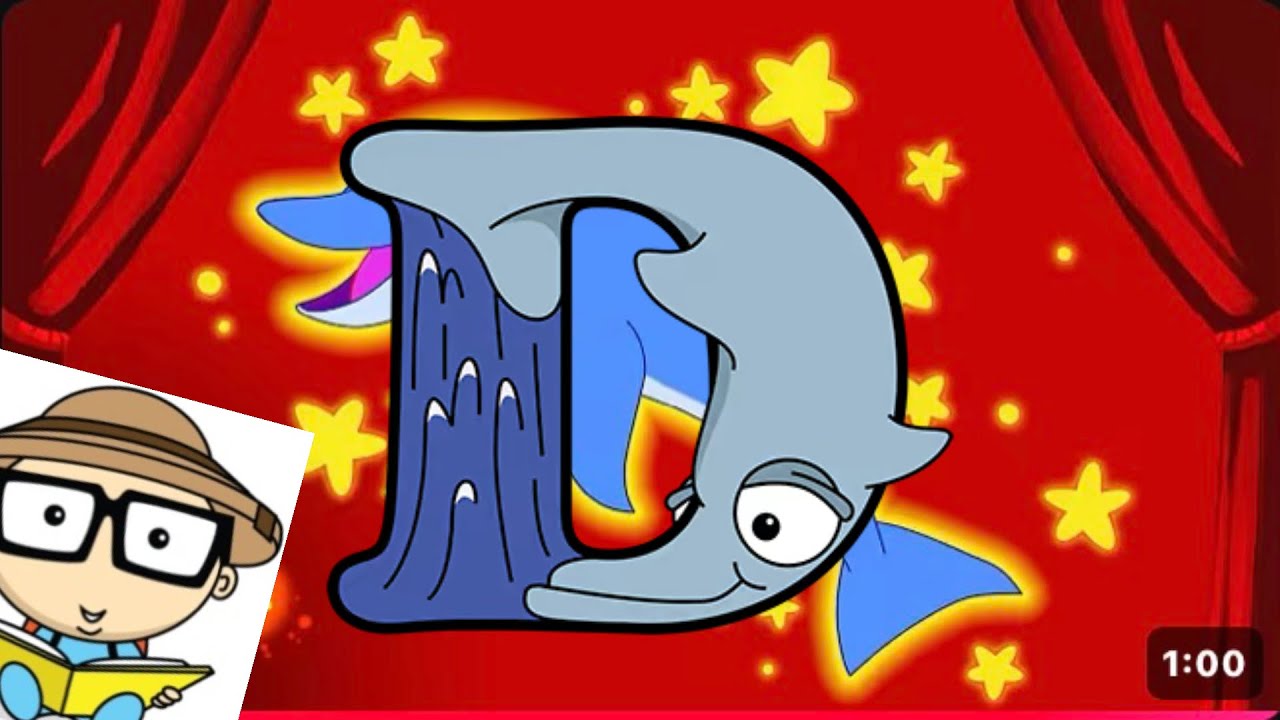 Albert rides a dolphin Alphabetimals Alphabetimals Magic Show - YouTube