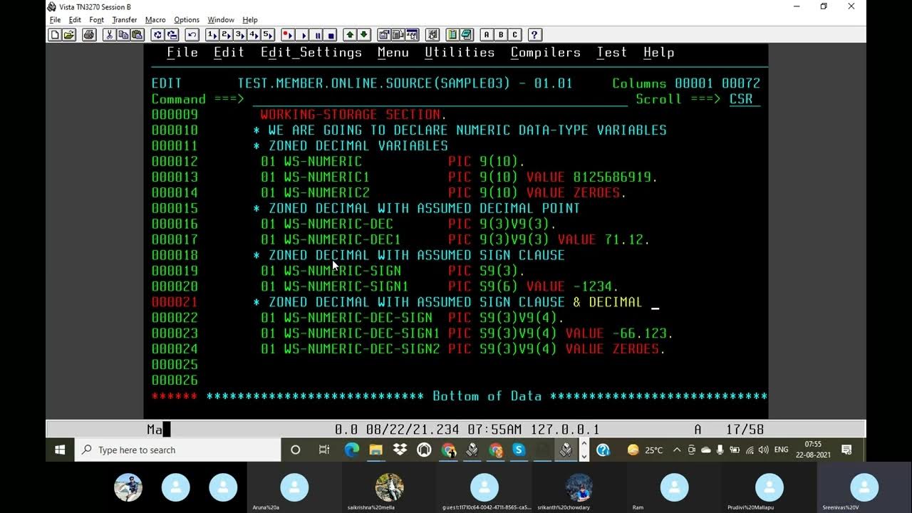 7 cobol practicle 2 - YouTube