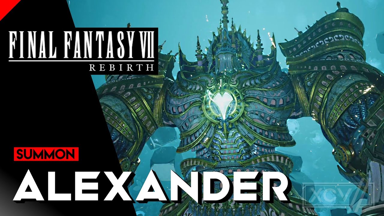Final Fantasy 7 Rebirth - ALEXANDER Summon Boss Fight (Full Might ...