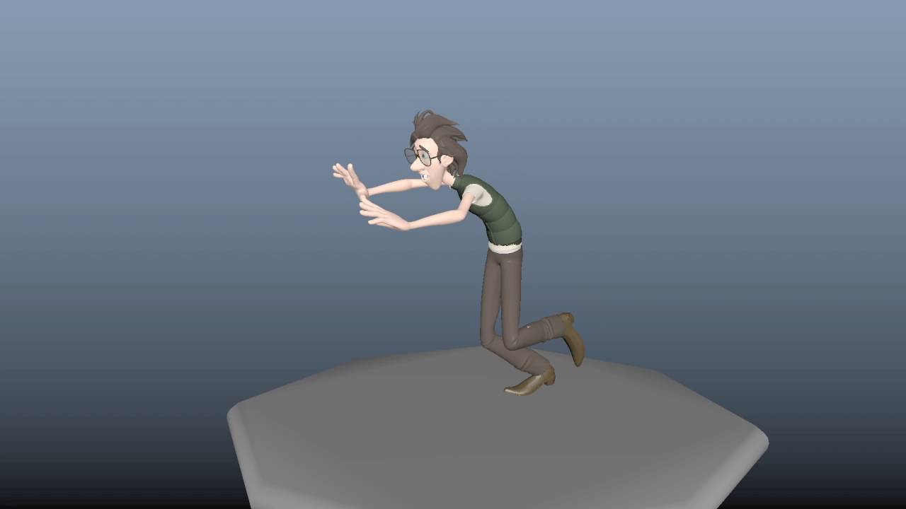 Panic run cycle - YouTube