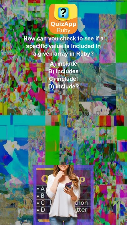 Ruby How can you check to see if a specific value is included in a given array in Ruby - YouTube