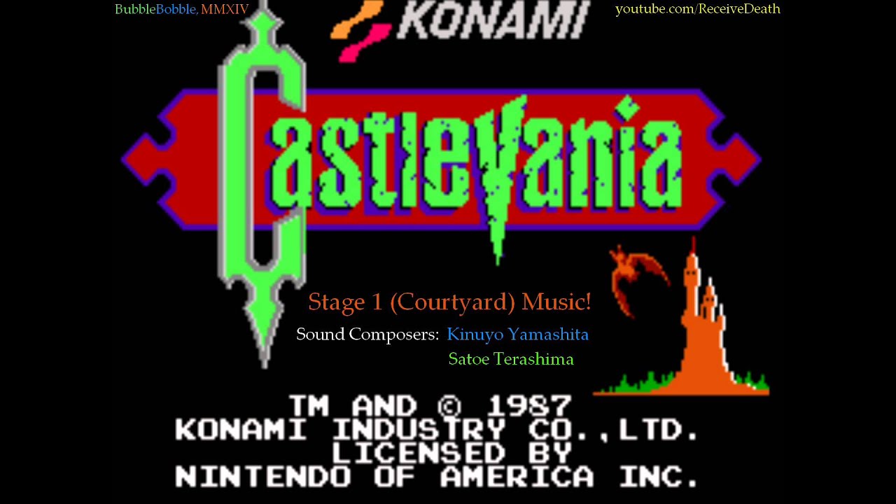 Castlevania (NES) - Stage 1 (Courtyard) Music (Super Mega Extended ...
