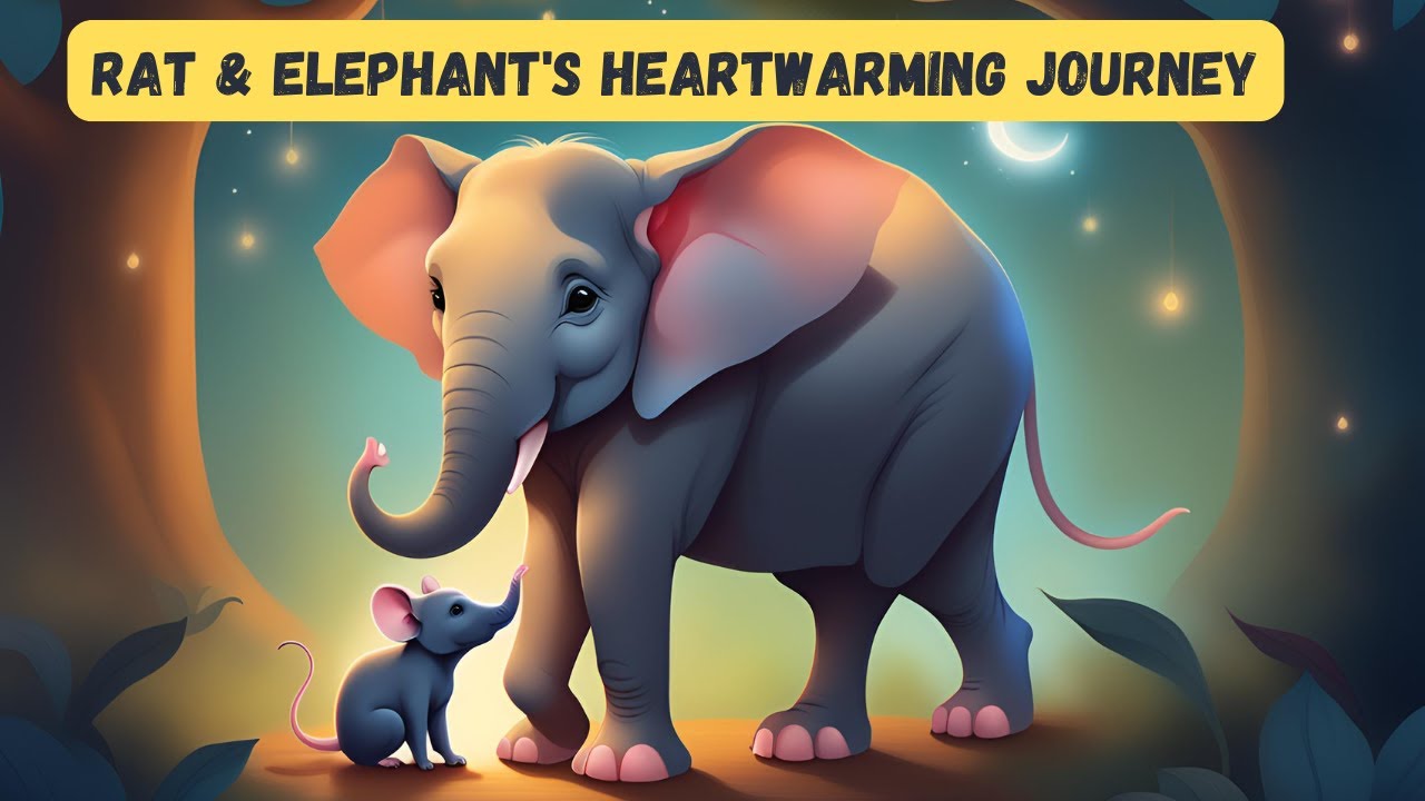The Rat and Elephant | Moral story in English | kids short story | Bed ...