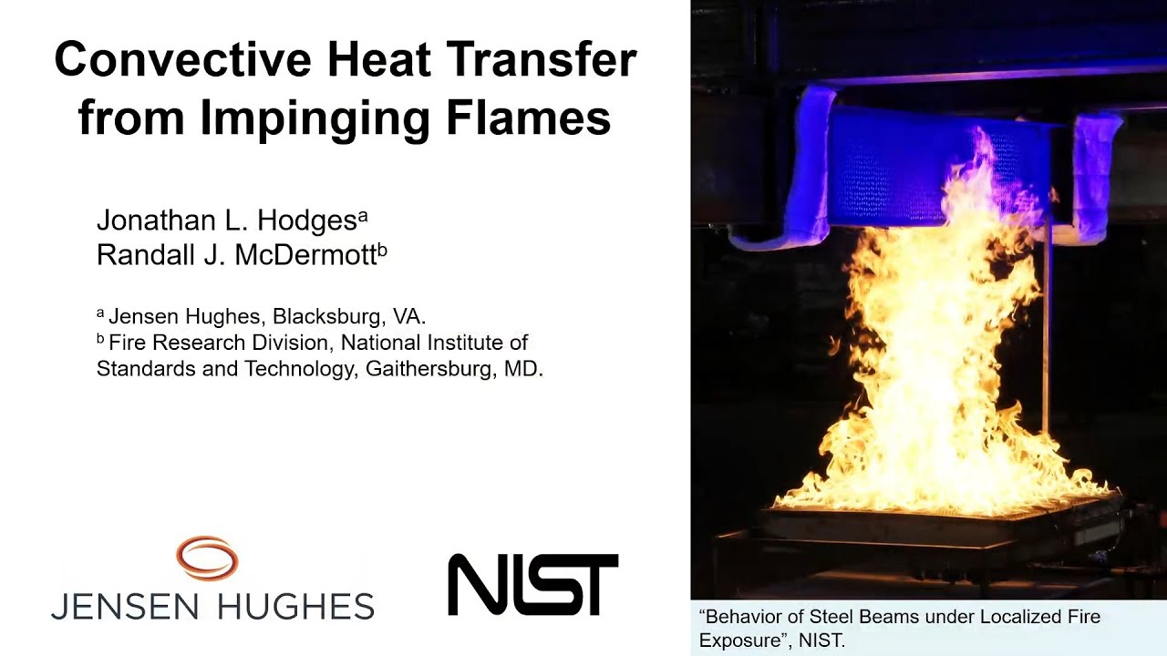 Convective Heat Transfer from Impinging Flames - YouTube