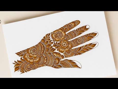 Bridal mehendi design | Mehendi ka deisgn | step by step tutorial - YouTube