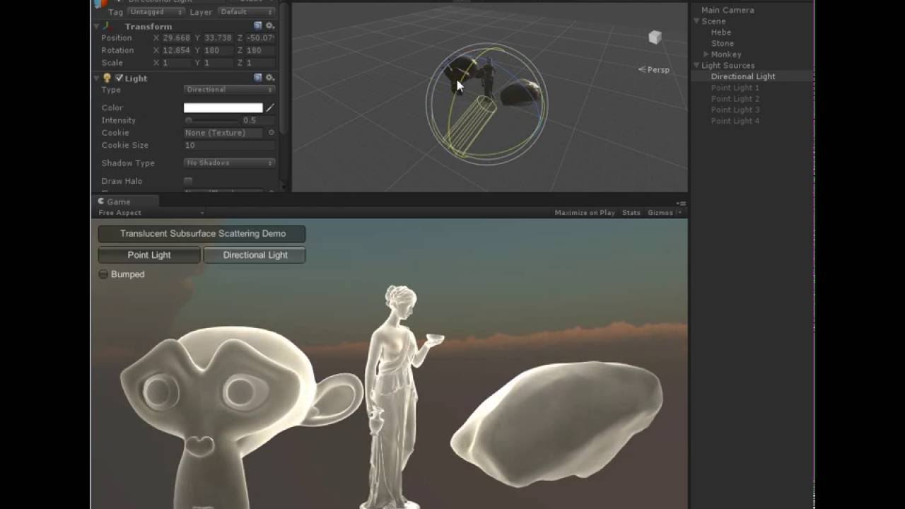 Translucent Subsurface Scattering v2.0 - YouTube