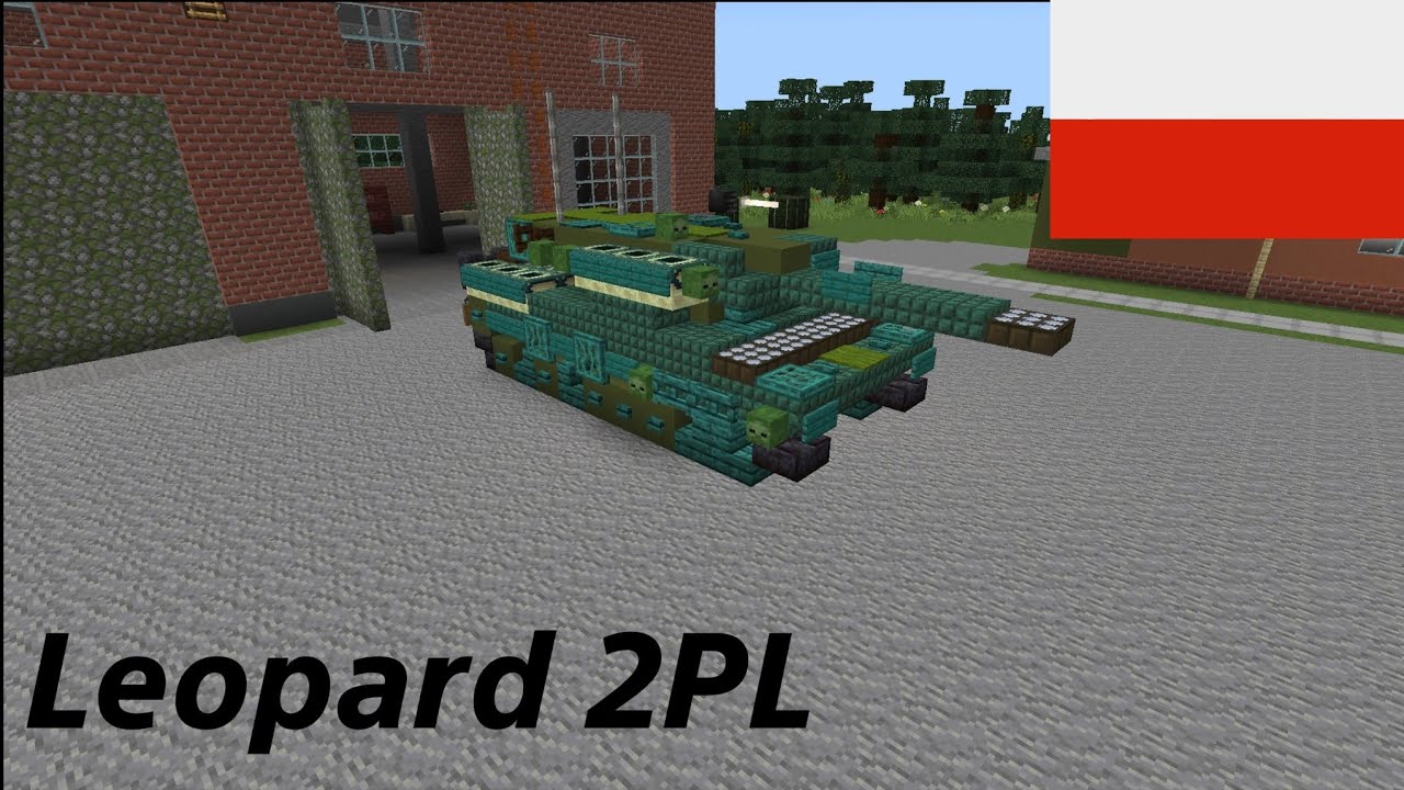 How To Build The Leopard 2PL In Minecraft (1.5:1) - YouTube