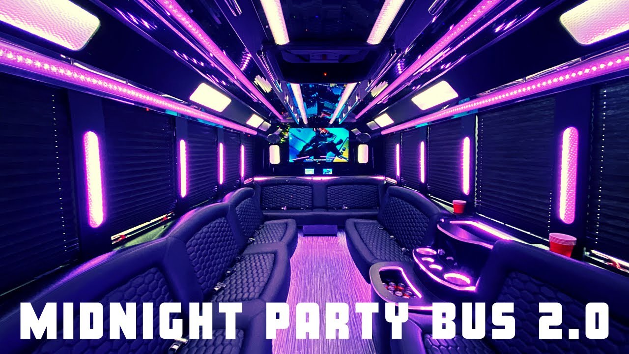 The Newest and Nicest Party Bus In Dallas - YouTube