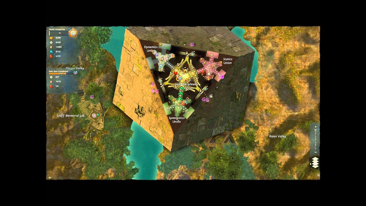 Guild Wars 2 - Rata Sum - Full Exploration (With Vistas) - YouTube