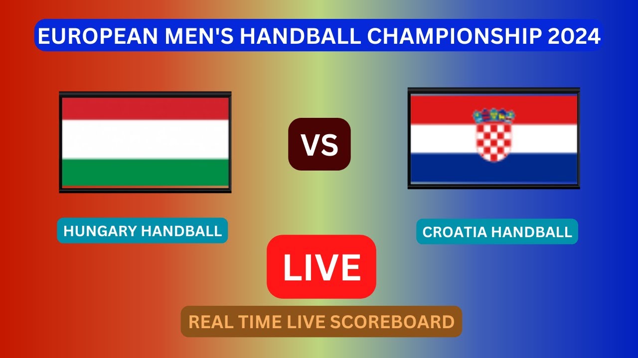 Hungary Vs Croatia LIVE Score UPDATE Today European Men's Handball ...