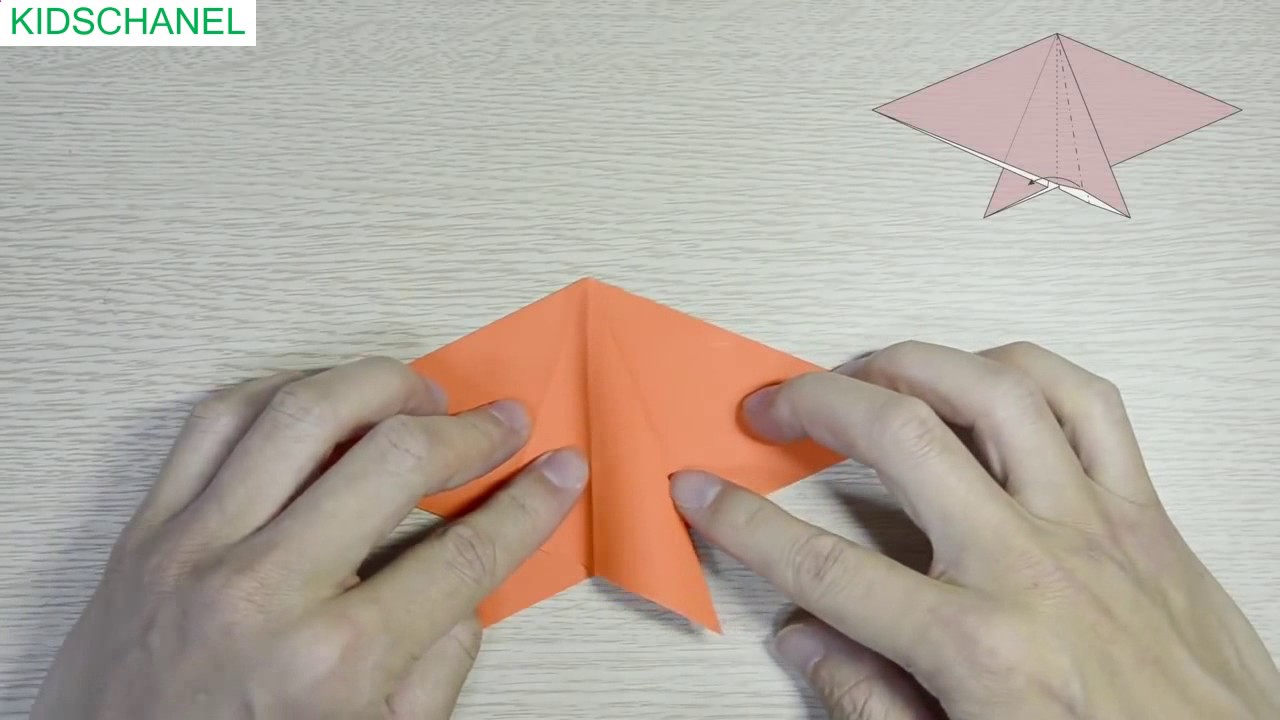 Kidschanel.net- Origami Condor : How to make a paper bird airplane ...