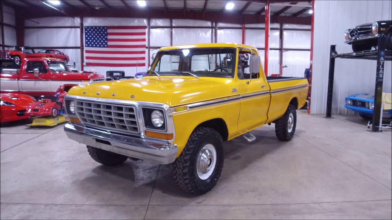 1978 Ford F250 Yellow - YouTube