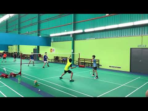 Badminton 11+12yo vs 13yo 2nd Marcus Hang